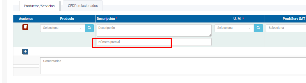 Cuenta predial – Soporte Solución Factura